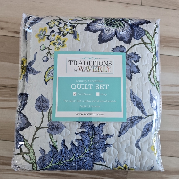Waverly | Bedding | Waverly Traditions Maldives 3 Piecequilted Pattern ...
